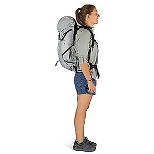 Osprey Tempest 30L Women's Hiking Backpack with Hipbelt, Aluminum Grey, WM/L