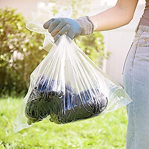 Jerina Turkey Bag Oven Bags-Bulk(100 Counts): Food Safe Multipurpose Turkey Bags / Home and Garden Bags for Cooking, Freezing, Preserving, Harvesting - Large 19” x 23.5” Turkey Size Nylon Bags - Clear