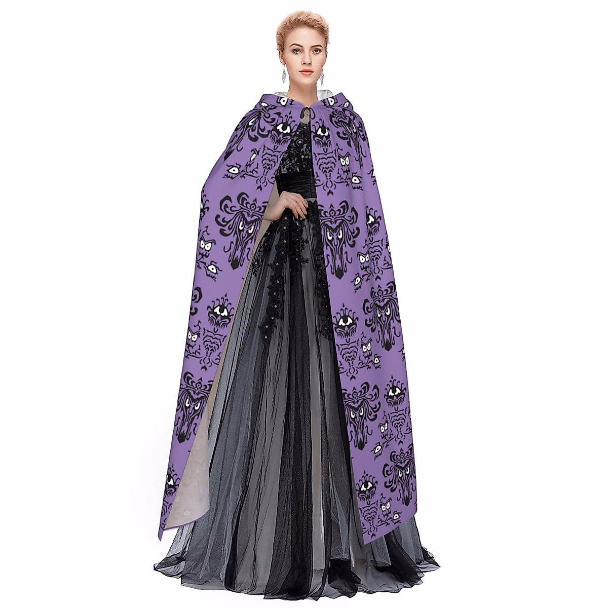 Befodam Haunted the Mansion Unisex Adult Full Length Hooded Robe Cloak Long Cape Hoodie for Halloween Christmas Fancy Cool Cosplay Costumes