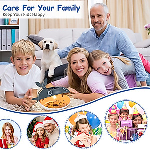 2024 Newly Flea Traps for Inside Your Home, Shark Sticky Flea Trap Fly Trap Indoor with 8 Flea Trap Refill Discs, UV Flea Light Trap Flea Killer for Home, Safe Kids, Friendly to Pets(2 Pack)