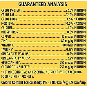 Nature’s Recipe Adult Dry Dog Food, Chicken & Rice Recipe, 4 Pound Bag