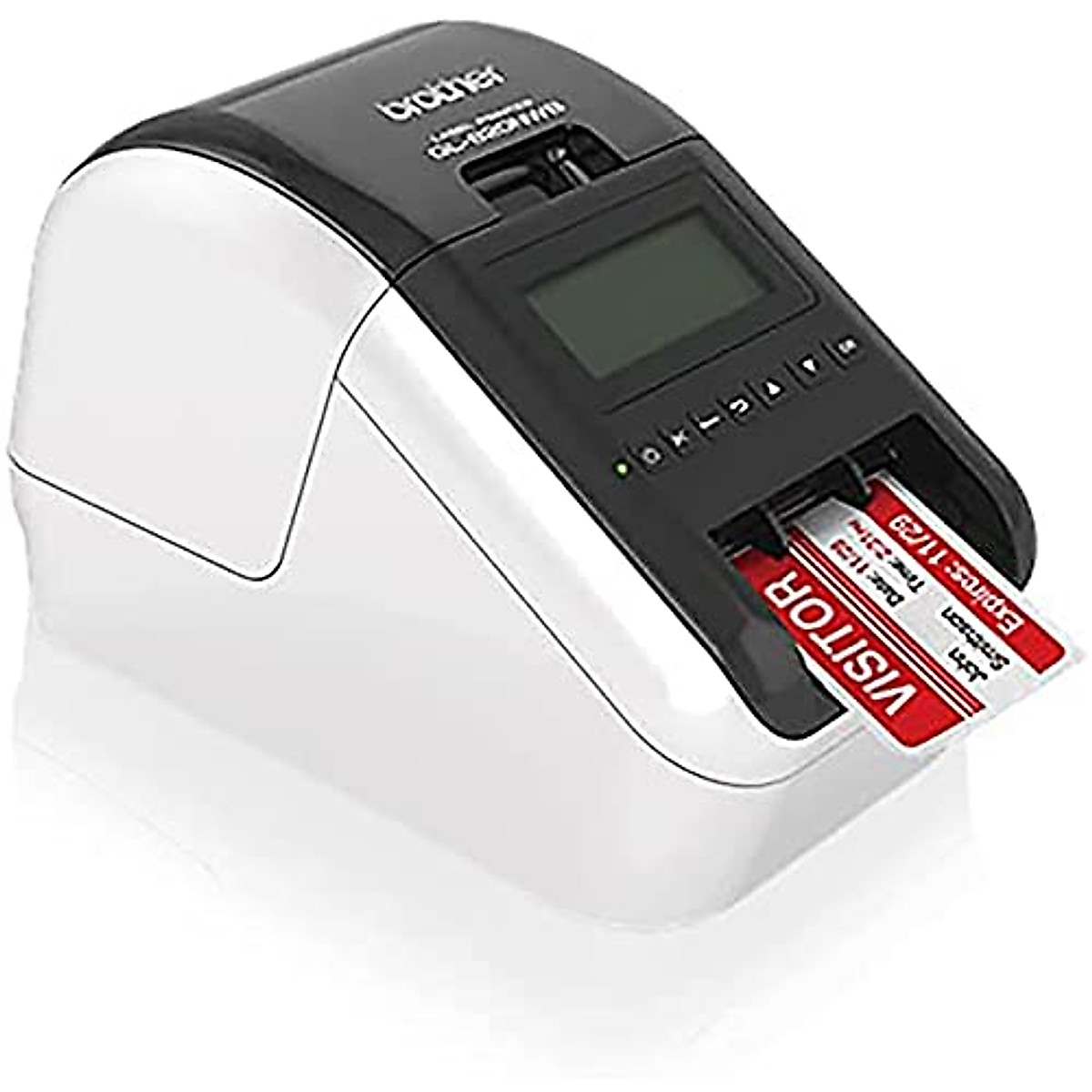 Brother QL-820NWB Professional Ultra Flexible Label Printer - Ethernet, Bluetooth, Wireless, USB Connectivity - 110 Labels Per Minute, 300 x 600 dpi, Backlit Monochrome LCD Display, Auto Cut