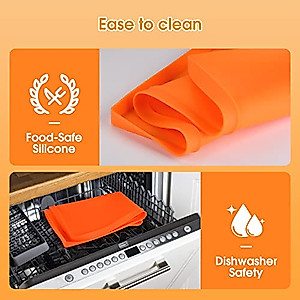 28" Silicone Griddle Mat for Blackstone, Protective Top Covers for Blackstone Protector Outdoor, Heavy Duty Griddle Mat Fit Blackstone 28 Inch Flat Top Gas Grill Griddle