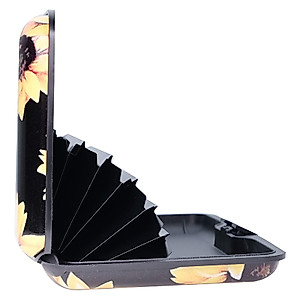 TieNew Credit Card Holder Small Credit Card Wallet Slim RFID Metal Card Holder Wallet Business Card Case ID Case for Women Men