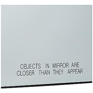 Passenger Side Non-heated Mirror Glass w/backing plate, Ford F150 (does not fit STX models), Mark LT, 6 13/16" x 9 1/8" x 10 1/2" (w/o Blind Spot)