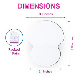Large Underarm Sweat Pads for Women - Armpit Sweat Pads for Women and Men [100 PCS], Under Arm Sweat Pad for Hyperhidrosis and Sweating – Dress Shields/Guards for Armpit Protection