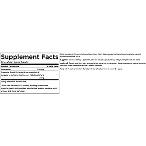 Swanson Probiotic with Digestive Enzymes 5 Billion Cfu 60 Veg Capsules (3 Pack)