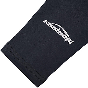 COOLOMG Compression Leg Sleeves White M