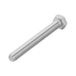 uxcell M6x55mm Hex Bolts 304 Stainless Steel Hexagon Screw Bolt 10pcs
