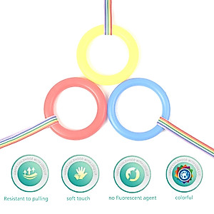 Walking Rope for Preschool, 6/9/12/24 pcs Kids Walking Rope, Kindergarten Walking Rope (Blue, 12 PCS)