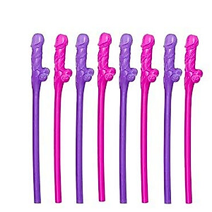 Straws 24 Penis Party Straws Hen Dick Straws Naughty - Hen Party Straws - Willy Penis Decorations Bachelorette Penis Party Straws Naughty