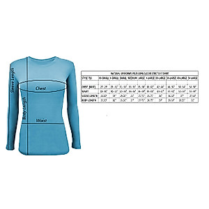 Natural Uniforms Women's Under Scrub Tee Crew Neck Long Sleeve T-Shirt-3-Pack (Medium, 3 Pack Black)