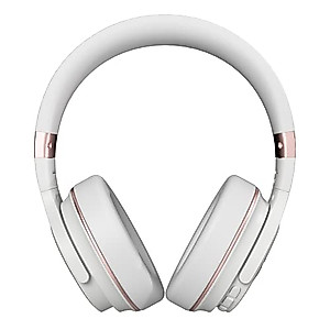 Raycon Everyday Wireless Bluetooth Over Ear Headphones, with Active Noise Cancelling, Awareness Mode and Built in Microphone, IPX 4 Water Resistance, 38 Hours of Battery Life (Rose Gold)