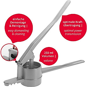 Westmark Spätzle/Potato Press Spätzlechef, 41 X 9.3 X 11 Cm, Silver