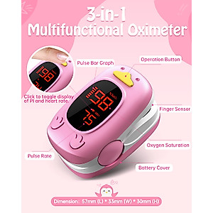 baby pulse oximeter for kids-pulse oximeter fingertip bluetooth baby oxygen monitor infant spo2 pulse monitor,Compatible with iOS Android,suitable for children infant kids baby