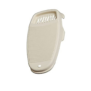 Laundry Board Plastic Washboard Non- Slip Washboard Underwear Washboard Hand Wash Washboard Clothes Washing Scrubbing Board for Home Household (Small, Khaki) Washing Board