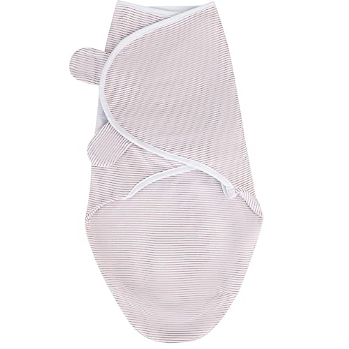 Ely's & Co. Adjustable Swaddles for Newborn, Baby Swaddles 0-3 Months, Velcro Swaddle Sack for Baby Girl, 100% Cotton, 2 Pack (Pink Tulip)