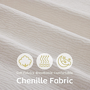 Yoglad Minimalist Style Modern L Shape Sectional Sofa Set, 3 Seat Upholstered Cloud Couch with Chaise Lounge - for Living Room,Bedroom,Apartment(Chenille Cream)