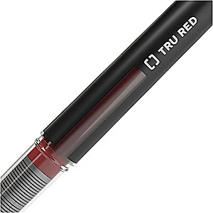 TRU RED Tr57319 Rollerball Pens, Fine Point, Assorted Colors, 5/Pack