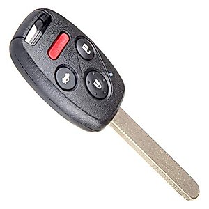 OCPTY 1 X Flip Key Entry Remote Control Key Fob Transmitter Replacement for Honda for Accord for Pilot 267T-5WK49308 4 Buttons