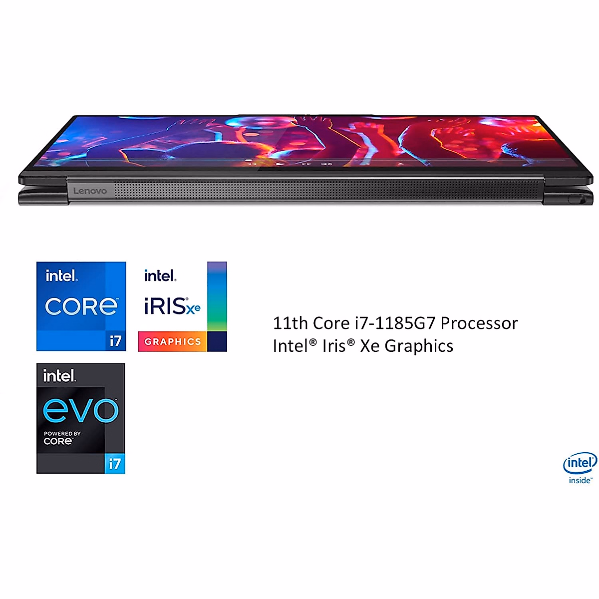 Lenovo Yoga 9i 2-in-1 Laptop, 14" 4K UHD (3840x2160) IPS 500nits HDR Touch Display, Intel Evo i7-1185G7, Intel Iris Xe Graphics, Thunderbolt 4, Fingerprint, Wi-Fi 6, Pen (16GB RAM | 1TB PCIe SSD)