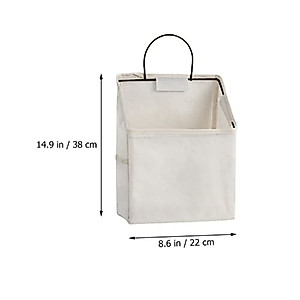 Cabilock 2pcs Hanging Storage Bags Home Sundries Organizer Door Hanging Organizers