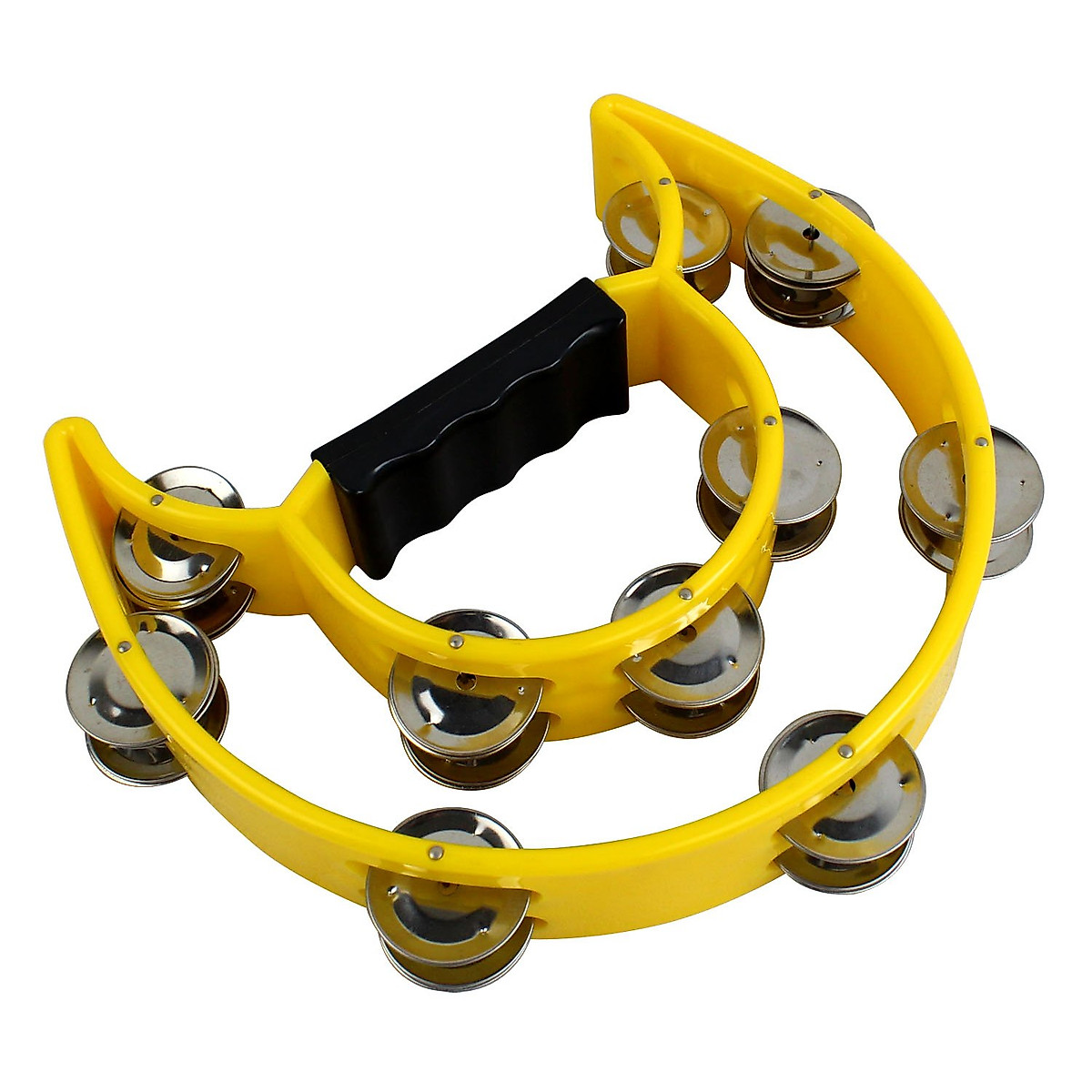YMC Half Moon Tambourine Double Cutaway TAM20-YW -Yellow