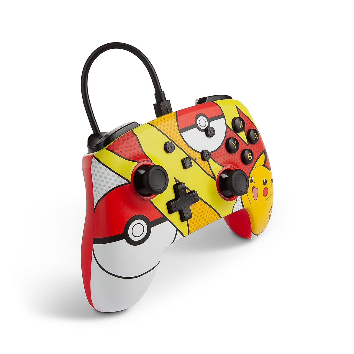 NINTENDO SWITCH PIKACHU POP ART WIRED ENHANCED CONTROLLER [POWER A]