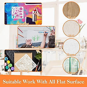 14 Pcs Mixed Media Stencils, Mabor DIY Crafts Stencils Painting Stencils for Wall Floor Decor Branches Patterns Stencils Geometric Styling Stencils for Stamp Card Making