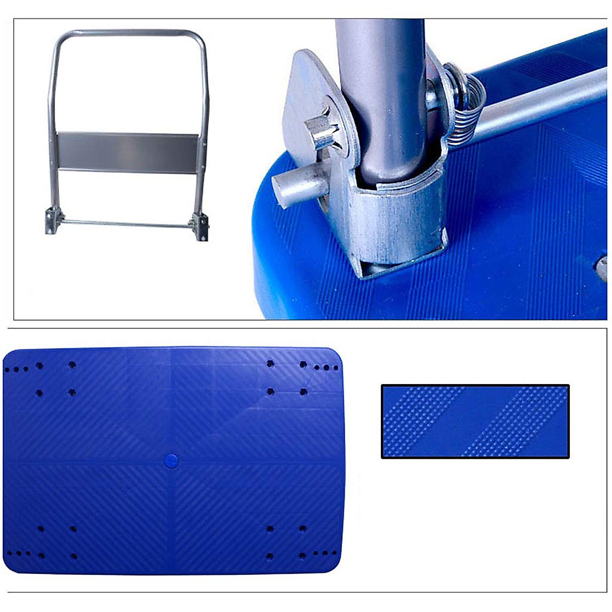 Generic Carts,Platform Trucks,Home Hand Trolley Folding Truck Cart Heavy Duty Flat Bed Transport Warehouse Office/a