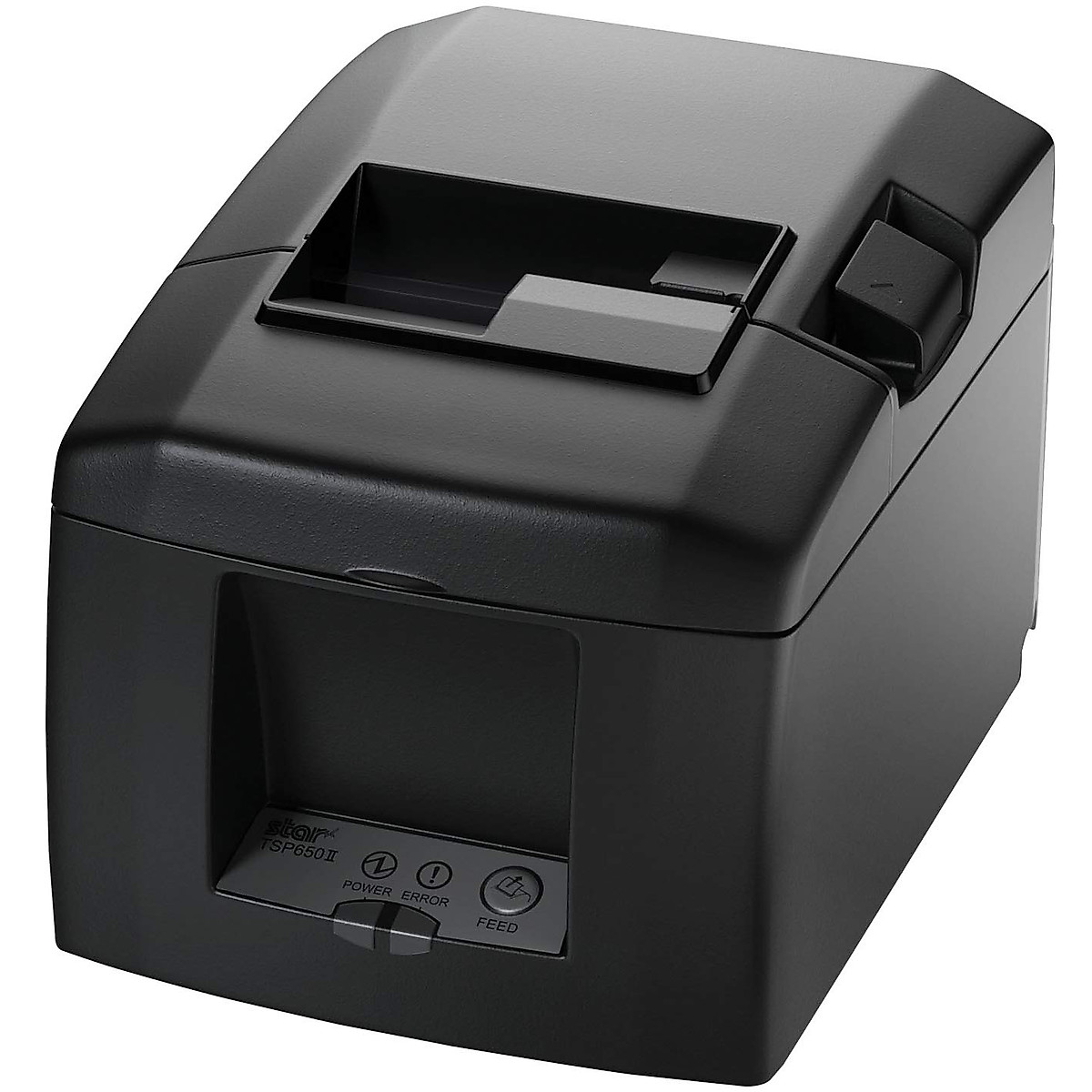 Star Micronics TSP654IISKU USB Liner Free Thermal Printer for Sticky Paper with Cutter and External Power Supply - Gray