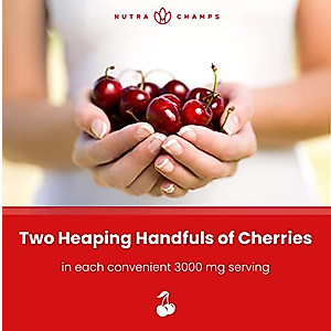 (2-Pack) 120 Tart Cherry Gummies - 3000mg Supplement with Celery Seed Extract - Vegan Tart Cherry Concentrate Gummy Vitamin