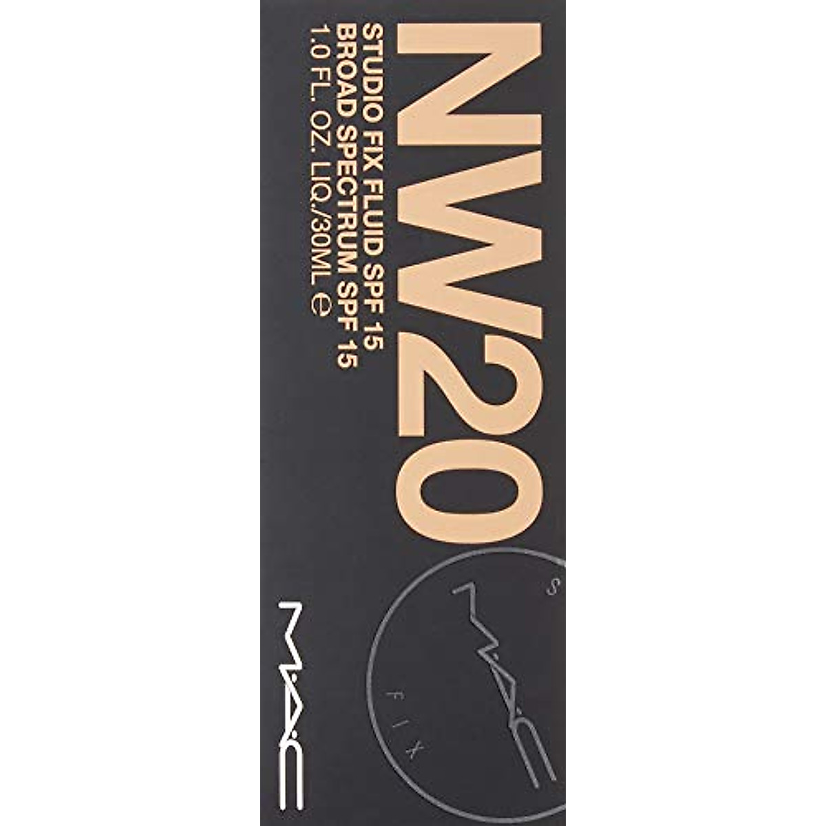 MAC Studio Fix Fluid Foundation SPF 5, 1 Fl Oz