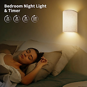 Facaimo RGB Wall Sconces Set of Two, Battery Rechargeable Wall Lighting with Remote Control, Cordless Wall Lamp Sconces Dimmable Magnetic Wall Sconce for Bedroom Living Room Hallway