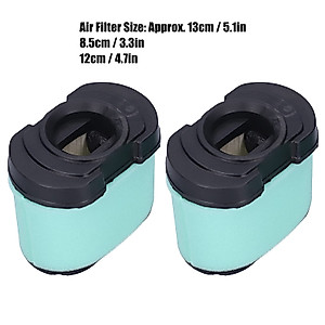 Snapper Lawn Mower Air Filter, 2Pcs Briggs and Stratton Air Filter 798897 for Air Filter for Industrial Control Parts