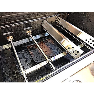 Grill Replacement Parts for Charbroil 463347017, 463377017, 463275517, 463673517 Gas Grills, Grill Burner Tubes & Heat Plates and Adjustable Crossover Tubes Kit for CharBroil Performance Grills