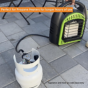 Flame King YSN03 3lb Steel Propane Tank Cylinder with Gauge and OPD Valves for Grills and BBQs, Camping, Fishing, & Outdoor Activities, White