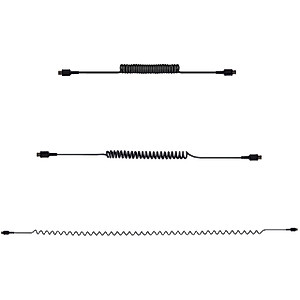 StarTech.com 3ft (1m) USB C Charging Cable, Coiled Heavy Duty Fast Charge & Sync USB-C Cable, USB 2.0 Type-C Cable, Rugged Aramid Fiber, Durable Male to Male USB Cable, Black (R2CCC-1M-USB-CABLE)