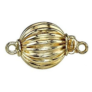 The Pearl Source 14K Gold 8-9mm AAA Quality White Freshwater Cultured Pearl Necklace for Women in 18" Princess Length