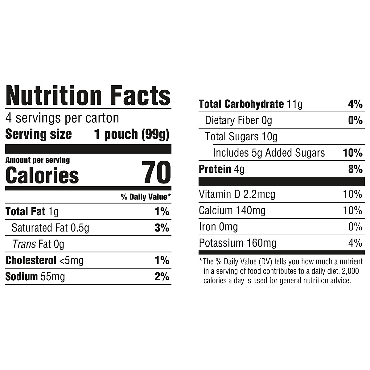 Danimals Squeezables Low Fat Yogurt Pouch, Cotton Candy, Gluten-Free,3.5 Oz, Pack of 4