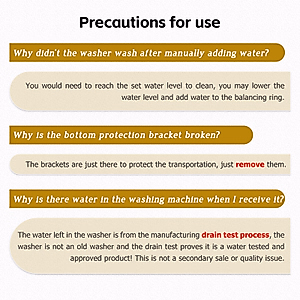 AXUTL Washing Machine Washer Machine 1.25cu.ft Apartment Dorm Laundry Compact Portable Washer Gold Full Automatic, 8 Water Levels, 10 Wash Programs