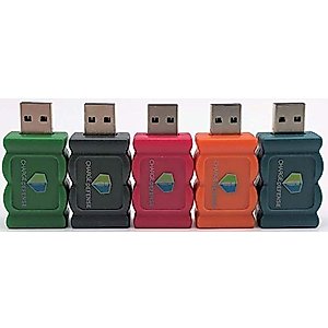 4th Gen USB Data Blocker, Juice-Jack Defender Protect Against Juice Jacking, Mobile Security Gadget Purchased by White House to Protect its Employees and Networks (Gray, Green, Magenta, Orange, Teal)