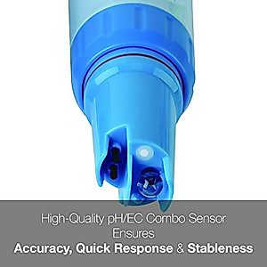 APERA INSTRUMENTS AI316 Premium Series PC60 5-in-1 Waterproof pH/EC (Conductivity) /TDS (ppm) /Salinity (ppt) /Temp. Multi-Parameter Pocket Tester Kit