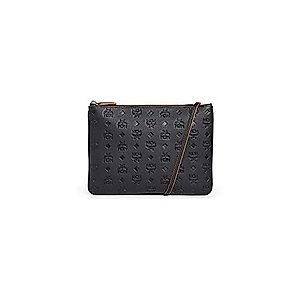 MCM Women's Leather Pouch, Black, One Size