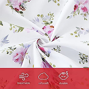 Nursing Pillow Cover for Girls Floral, Snug Fits Boppy Nursing Pillows, Breastfeeding Nursing Pillow Slipcovers Super Soft, for Breastfeeding Moms, Floral