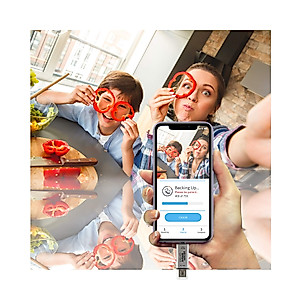 Picture Keeper Connect Photo & Video USB Flash Drive for Apple, Android, & PC Devices, 32GB Thumb Drive, Turquoise