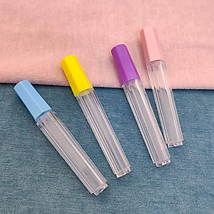 10Pcs Pin Needle Storage Plastic Felting Sewing Needles Container Transparent Needle Storage Tubes Bottle