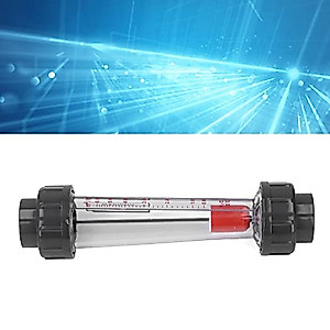 Alvinlite 600-6000L/H Liquid Flow Meter Rotameter ABS Plastic Tube Water Liquid Flow Meter LZS-32D Rate Gauge High Accuracy
