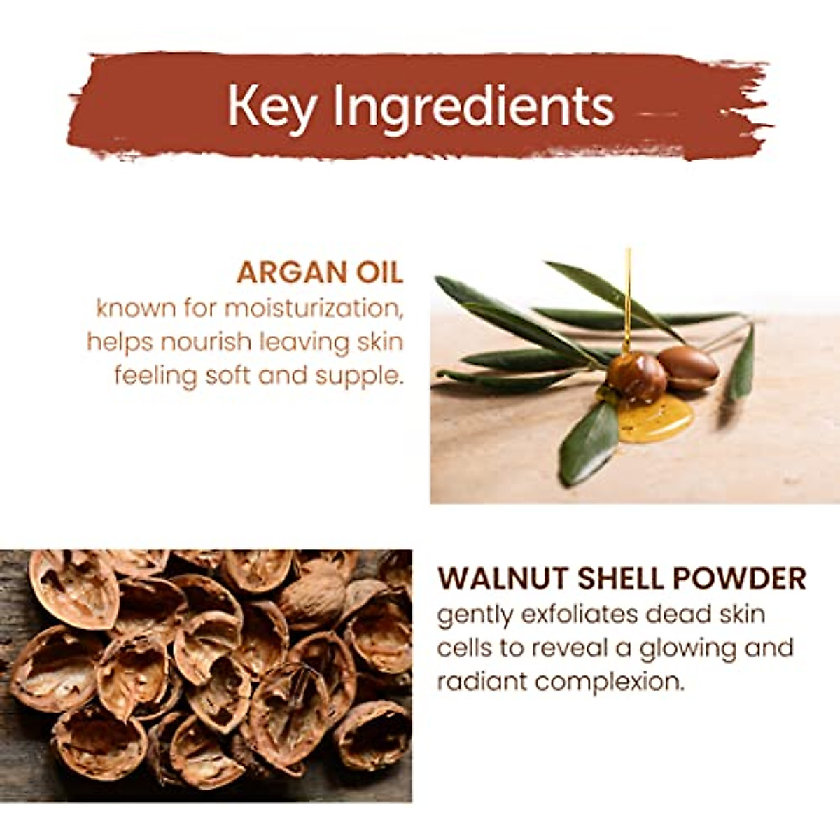 Himalaya Moisturizing Argan Oil Scrub to Soften Skin and Remove Dead Skin Cells, 5.07 Oz (150ml)