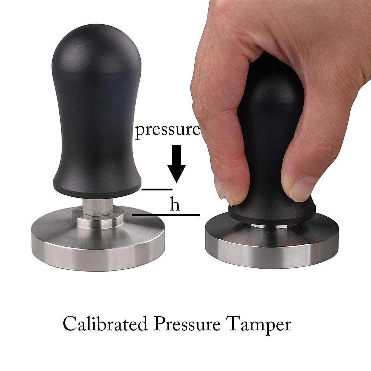 omgogo Calibrated Tamper Pressure 53mm for Coffee and Espresso